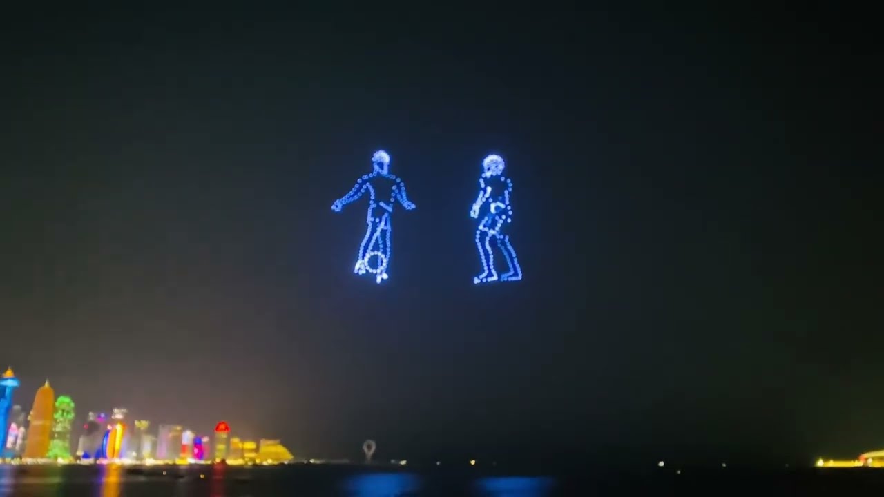 Drone Show | Fifa World cup qatar 2022 - YouTube
