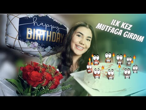 KENDI DOĞUM GÜNÜ PASTAMI YAPTIM! 🤭
