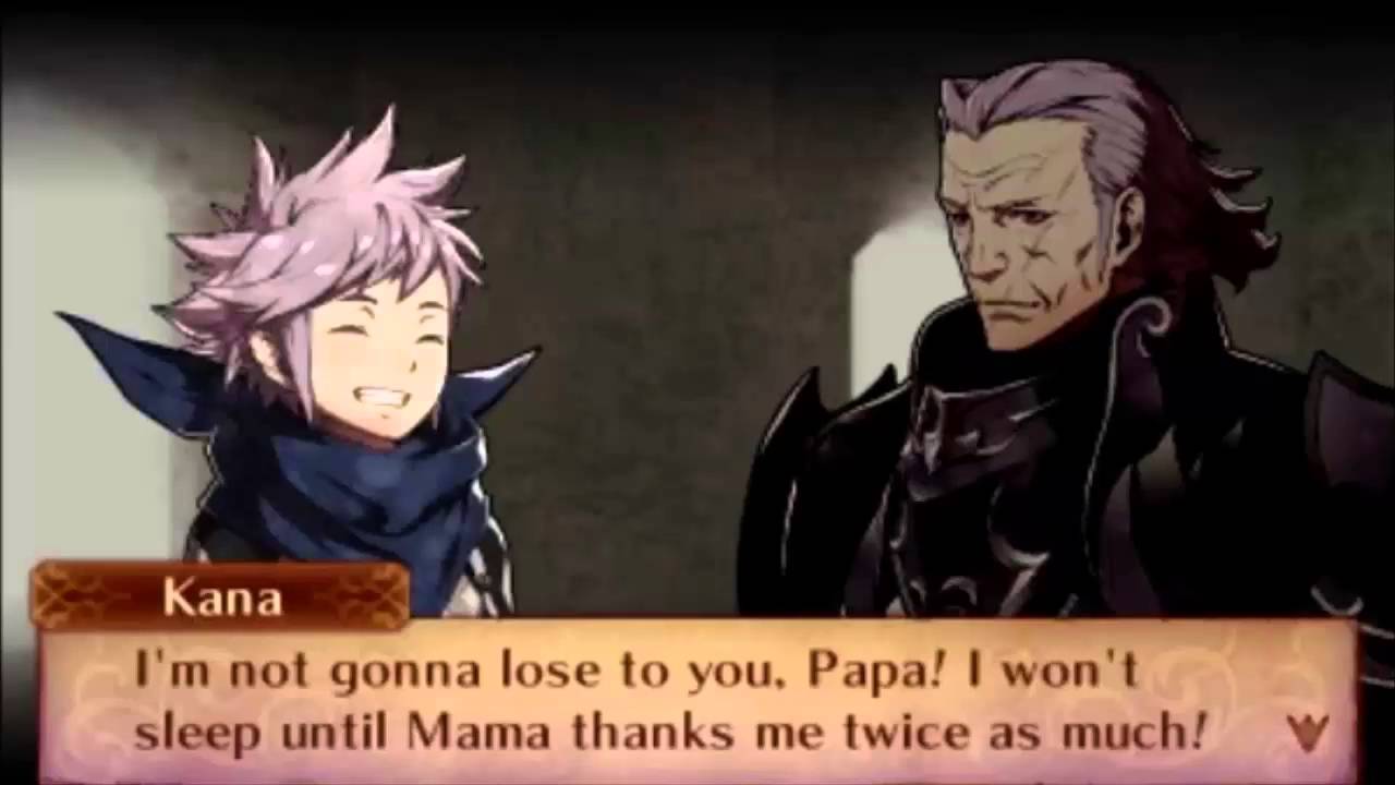 Fire Emblem Fates-Kana & Gunter Supports-[C-A] - YouTube