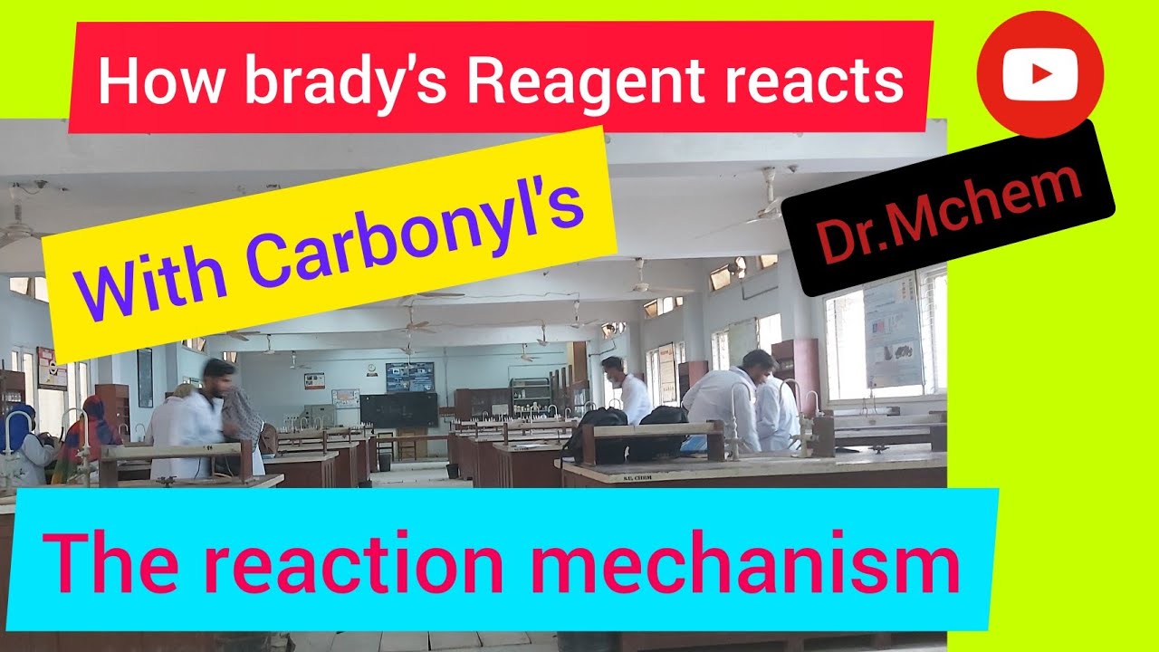 How Brady's reagent react with carbonyls | The reaction mechanism| |Dr ...