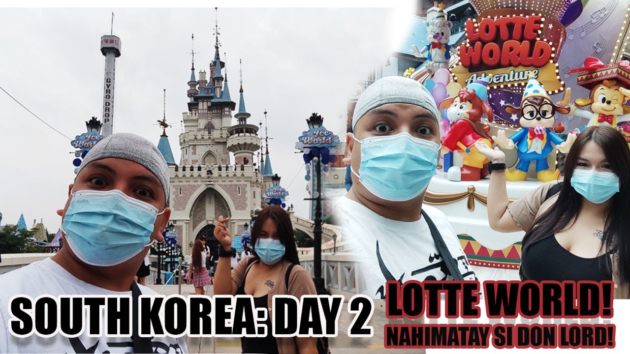 SEOUL KOREA DAY 2: LOTTE WORLD! AMAZING RIDES! CHEAPER THAN DISNEYLAND ...