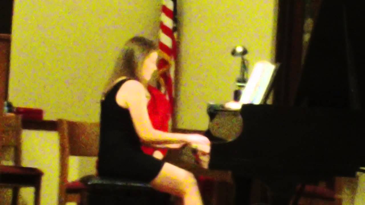 Stephanie Piano Recital January 2014 - YouTube