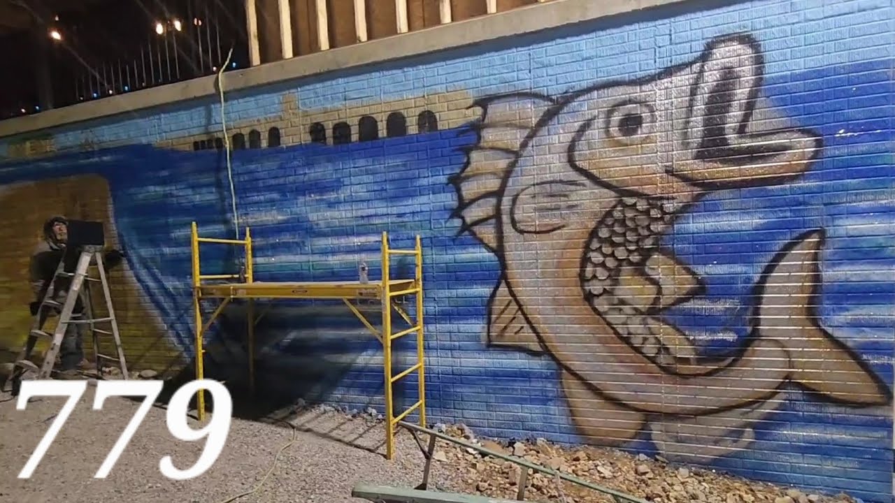 Branson Mural Part 1 - YouTube