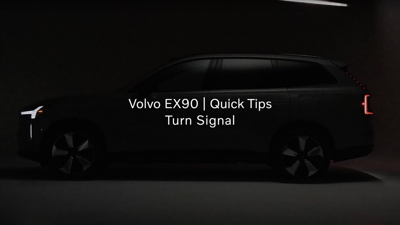 Volvo EX90 Electric SUV Features - Turn Signals - YouTube