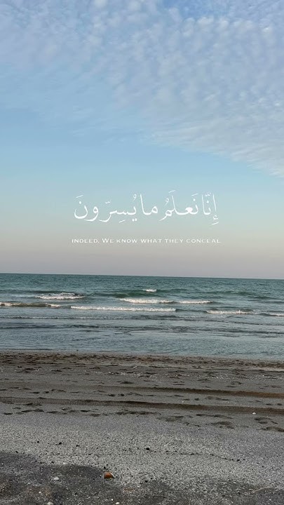 فَلَا يَحْزُنكَ قَوْلُهُمْ إِنَّا نَعْلَمُ مَا يُسِرُّونَ وَمَا