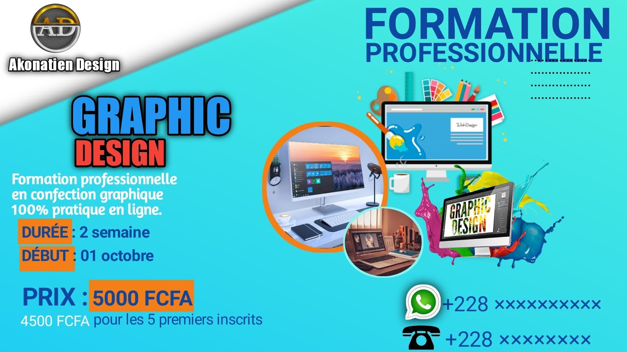 comment faire ou réaliser une affiche publicitaire avec pixellab - YouTube