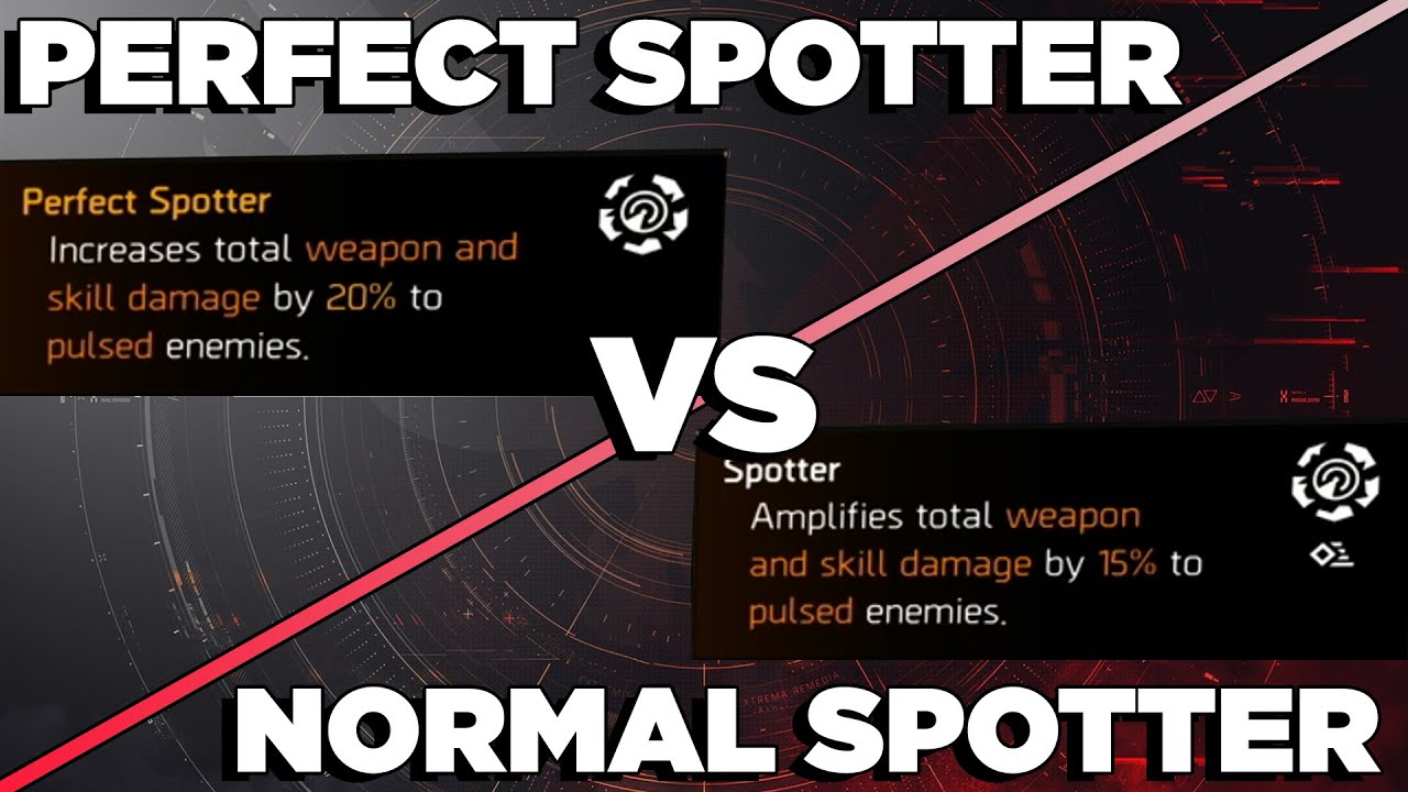 The Division 2 | Perfect Spotter VS Normal Spotter || What Hits Harder ...