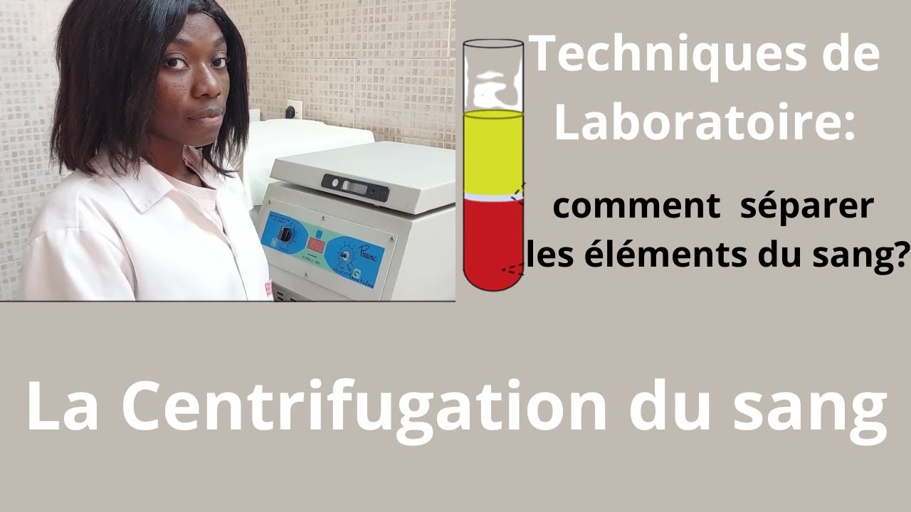 Centrifugation du sang: Les différents éléments du Sang - YouTube