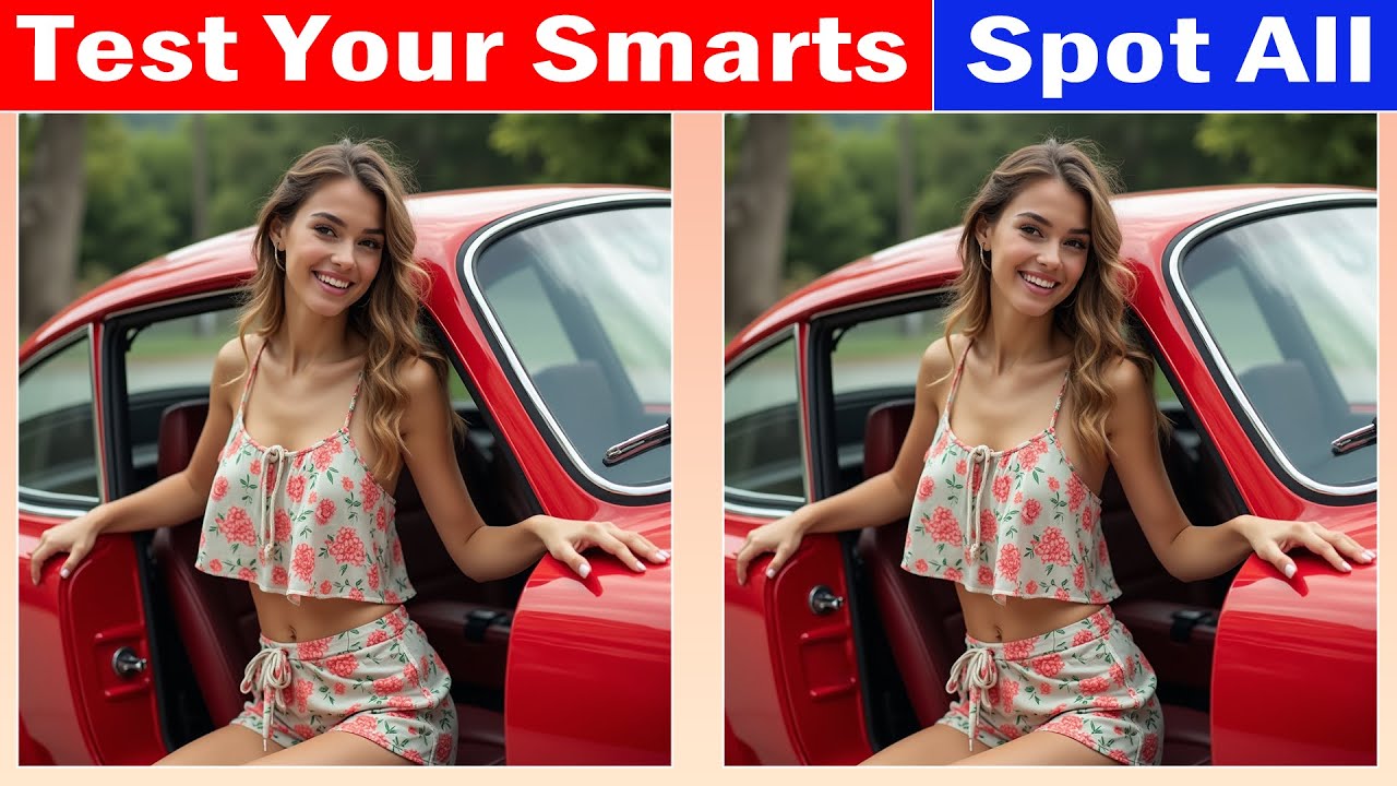 Spot the Differences (#100) Sports Car View | Are You Sharp Enough to Be in the 1%? - YouTube