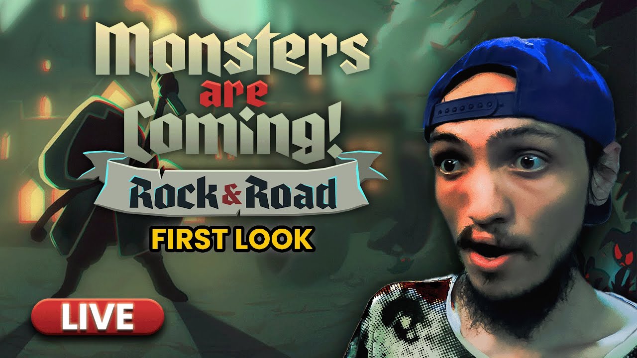 G0LIA7H Builds a MOVING FORTRESS! | Monsters are Coming Rock & Road ...