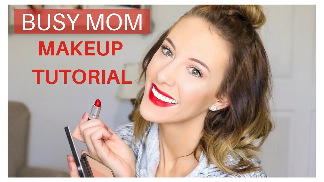 Busy Mom Makeup Tutorial || 10 Minute Makeup - YouTube