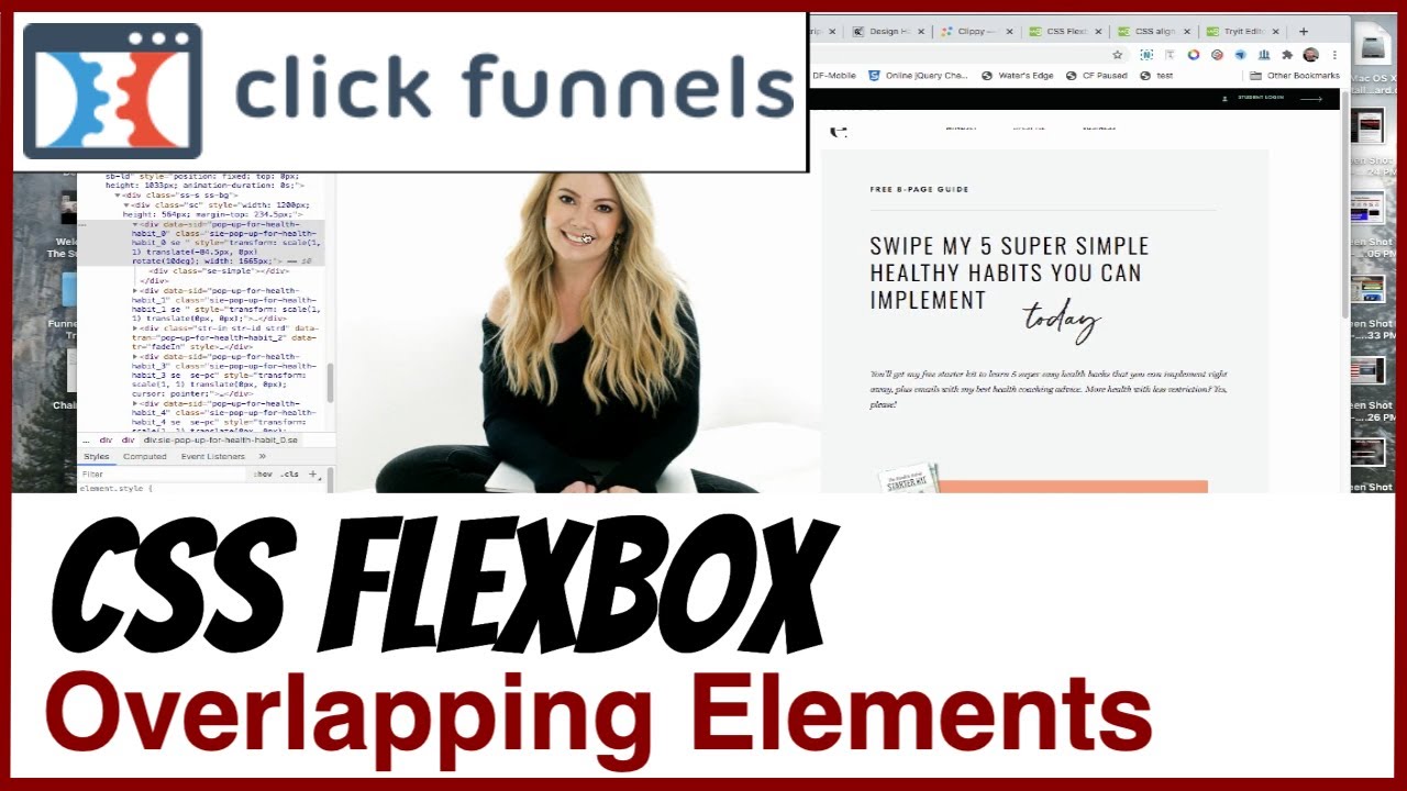How to Perfectly Overlay Images and Buttons in ClickFunnels - YouTube
