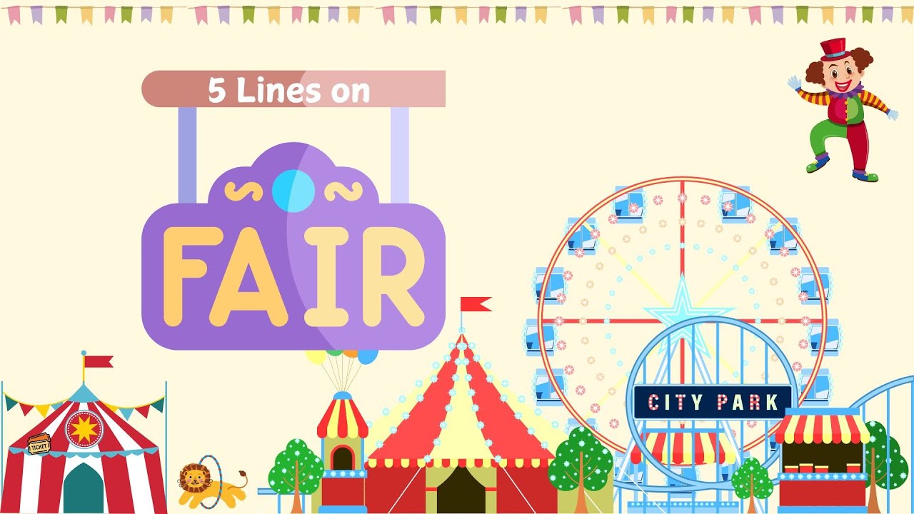 Essay on fair | 5 lines on fair in English | Essay on the fair in ...