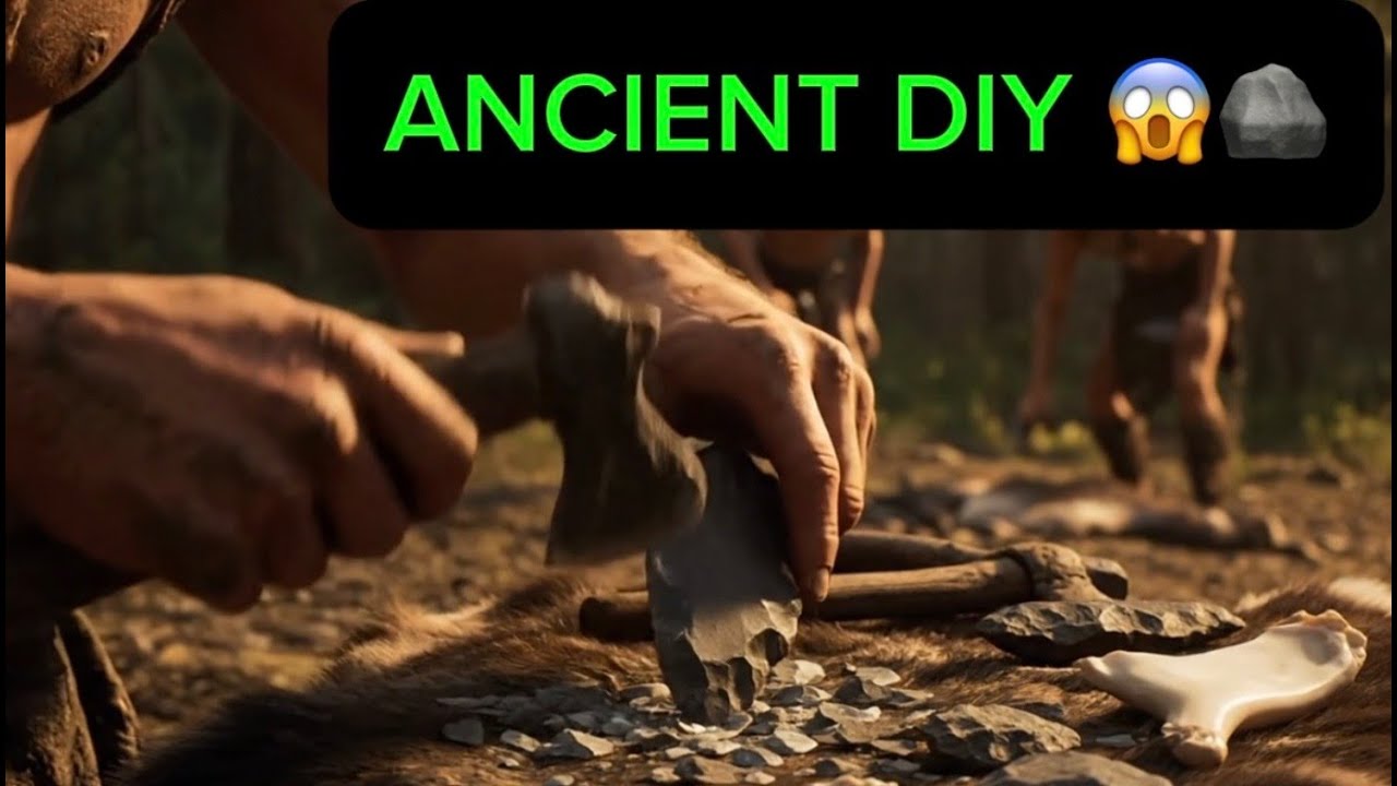 The First Tools on Earth 🔥 | Stone Age Life - YouTube