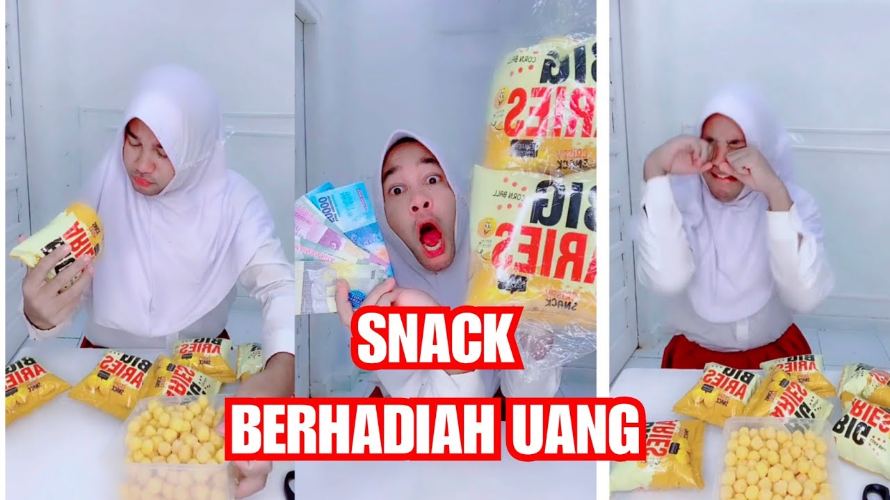 BUKA SNACK BERHADIAH UANG - YouTube