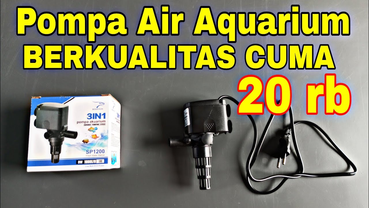 Pompa air aquarium Rosston SP1200 MURAH BERKUALITAS - YouTube