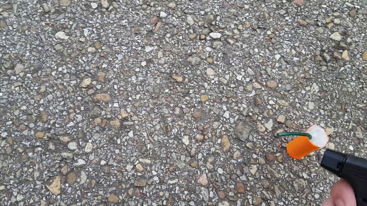 Ashcan firecracker - YouTube