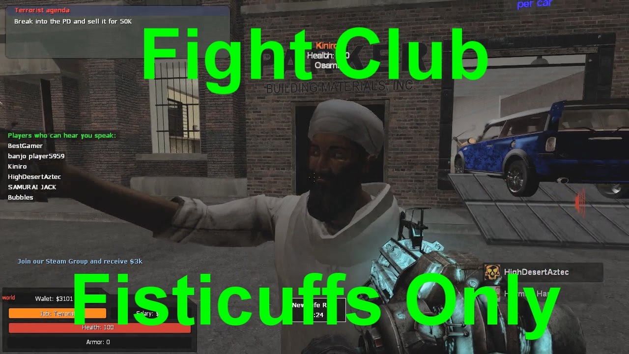GMod DarkRP - Fight Club - YouTube