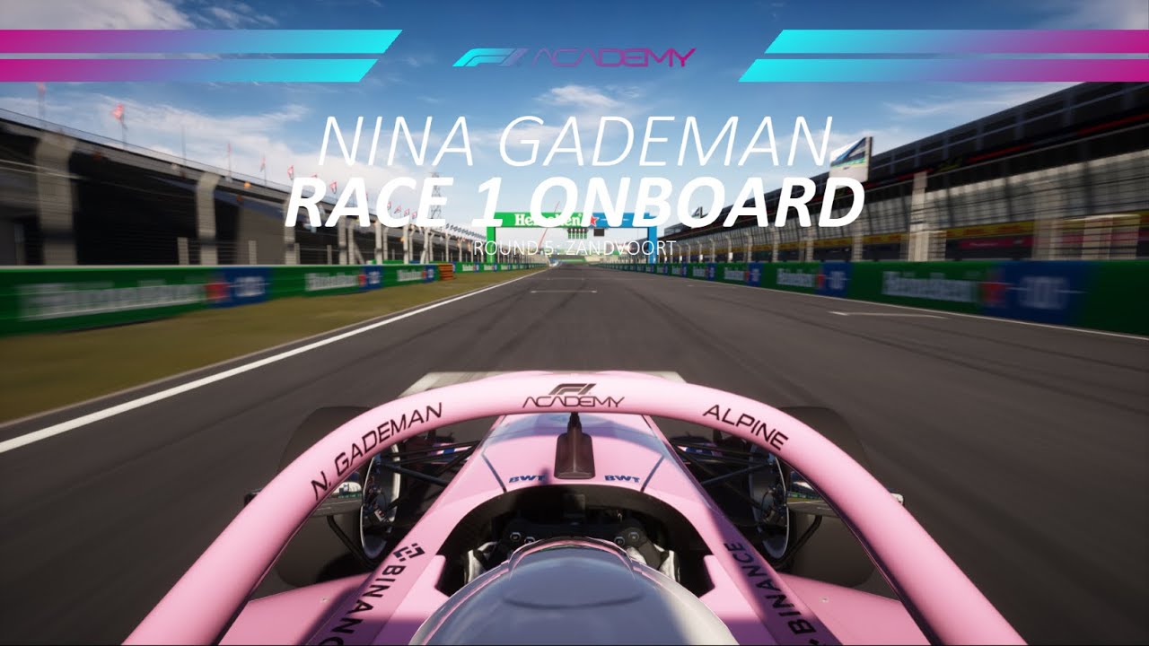 Nina Gademan Onboard Lap - 2025 Dutch Grand Prix F1Academy Race 1 ...