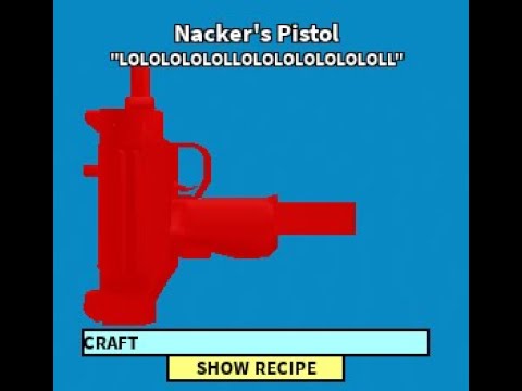 Roblox Craftwars | Nacker Pistol Review! - YouTube