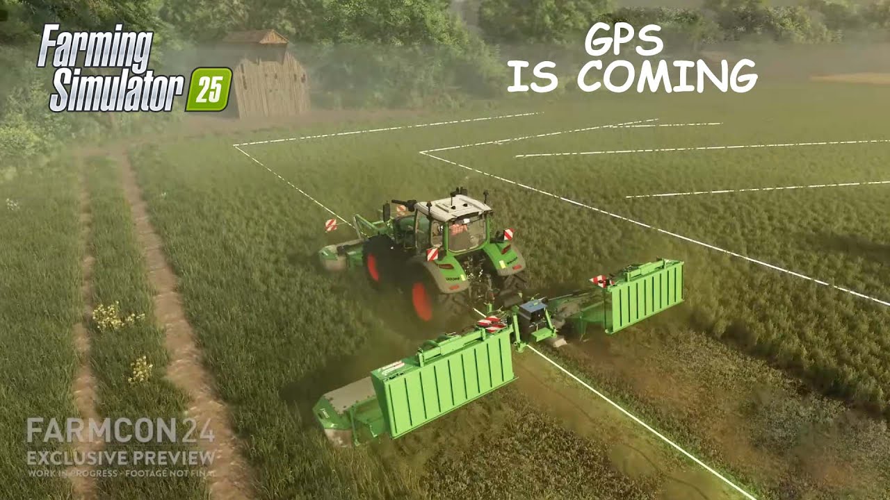 GPS & New AI Worker in FS25 | FS25 Gameplay from FarmCon24 | Farming ...