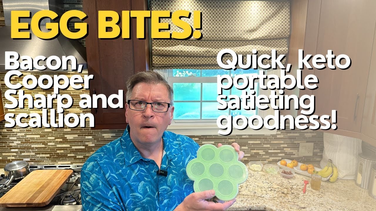 Egg Bites-Bacon, Cooper Sharp Cheese, and Scallion - Easy satiety for ...