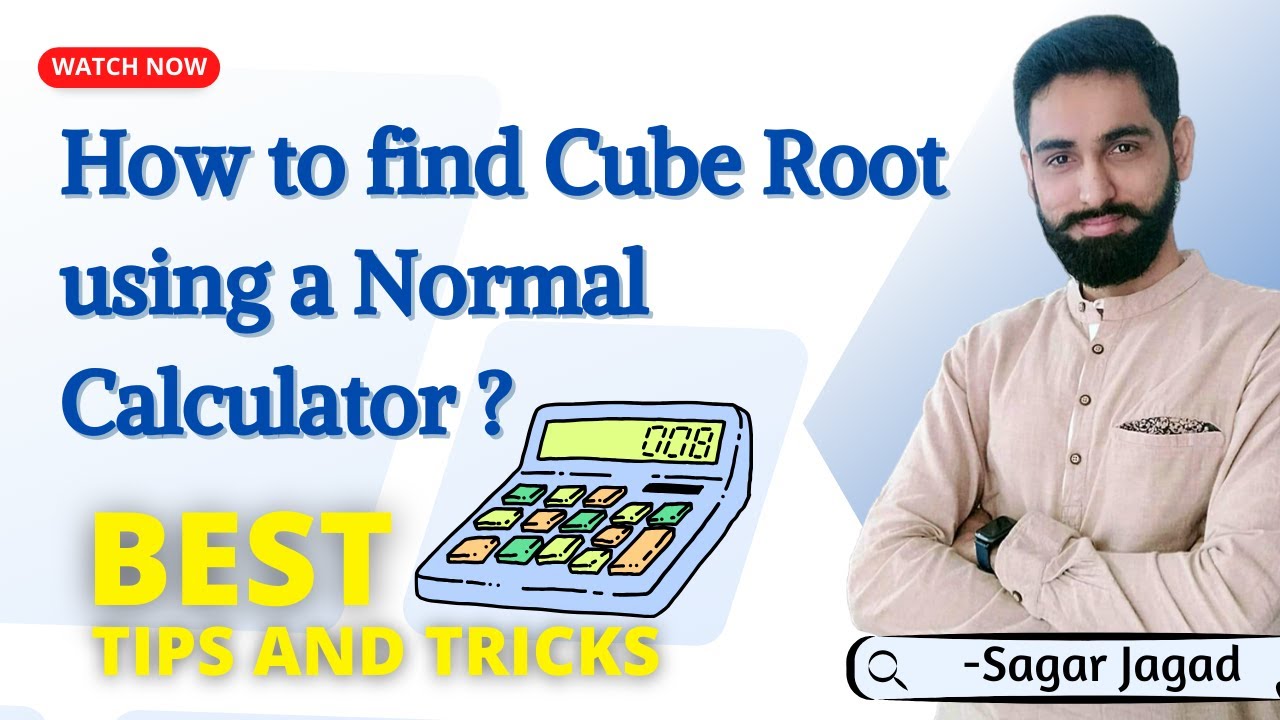 How To Find Cube Root Using Normal Calculator Simple Calculator Trick