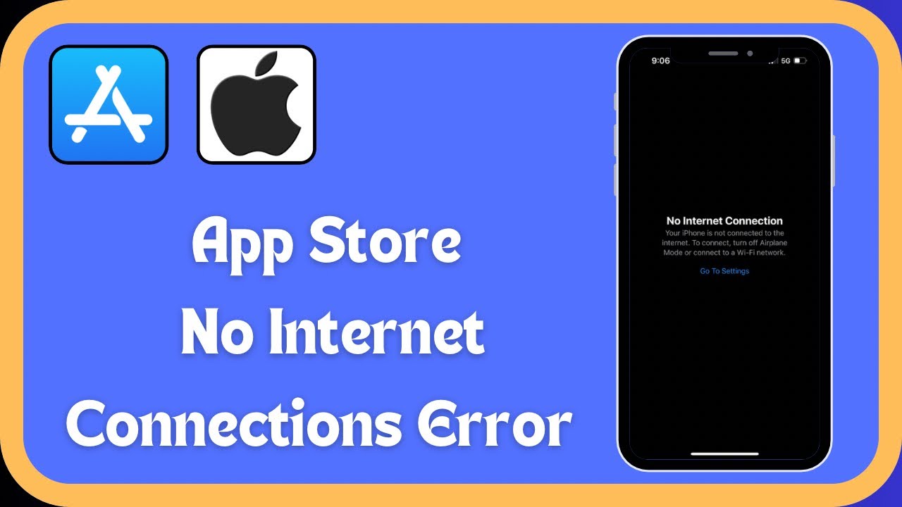 How to Fix App Store No Internet Connection Problem In iPhone - YouTube