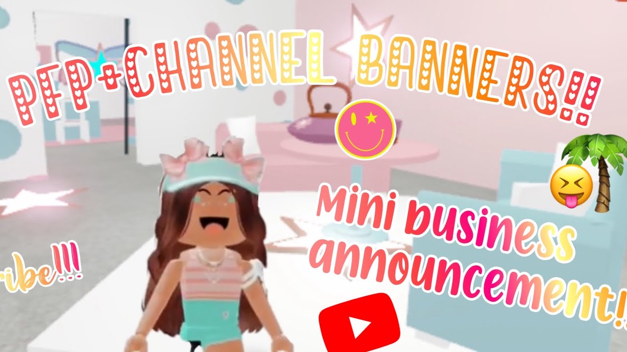 MAKING CUSTOM PFP AND CHANNEL BANNERS !!!! (Watch video for details ...