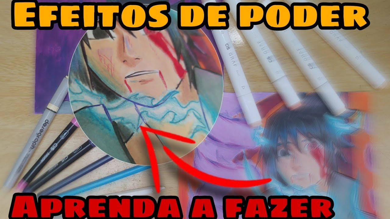 TUTORIAL DE PODERES-Speed drawing Sasuke - YouTube