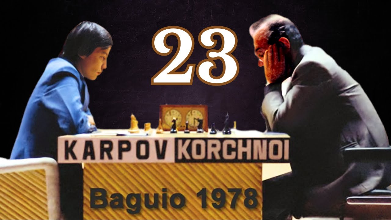 Viktor Korchnoi vs Anatoly Karpov | World Championship Match 1978 | Round 23 - YouTube