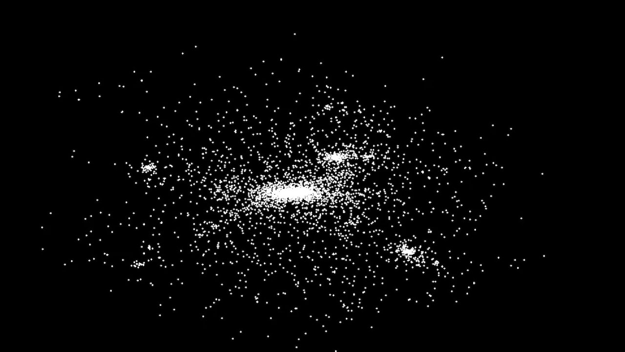 N body simulation using LabVIEW and OpenCL - YouTube