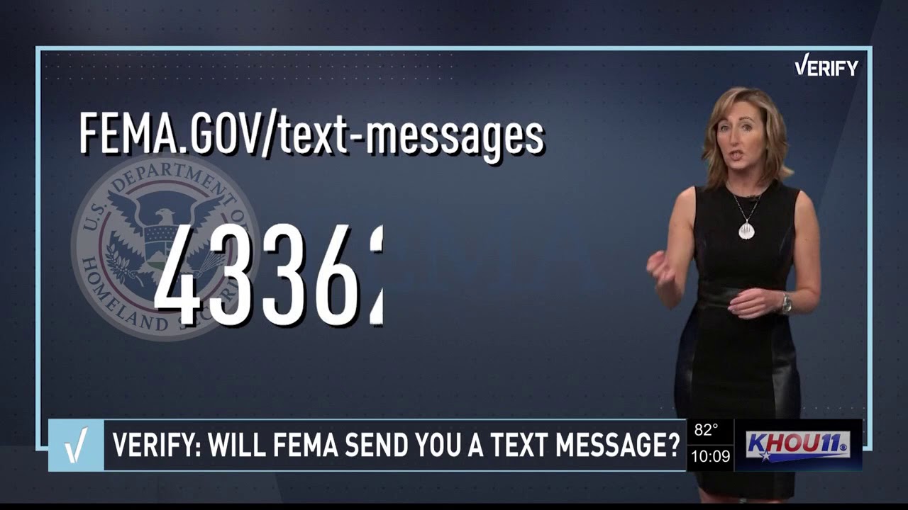VERIFY: Will FEMA send you a text message? - YouTube