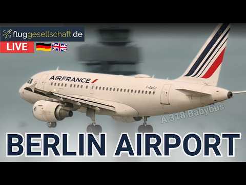 Berlin Airport LIVE 🐻 Mittwoch Vormittag 2.9.2026 - Airbus A318 Special mit Thomas