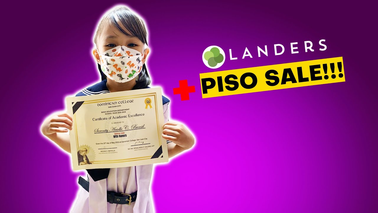 Ellie's Recognition Day & Landers Piso Sale - YouTube