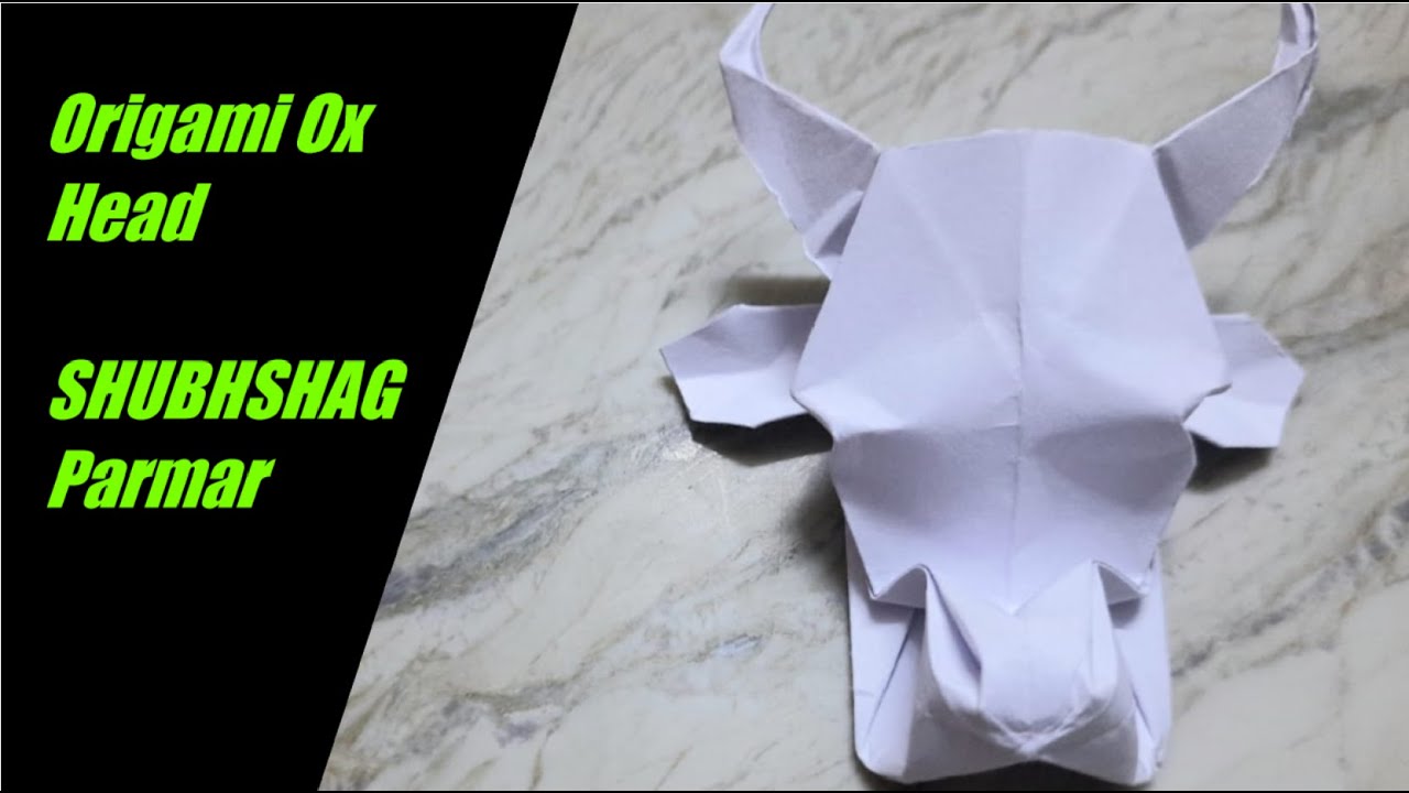 Origami Ox Head - YouTube