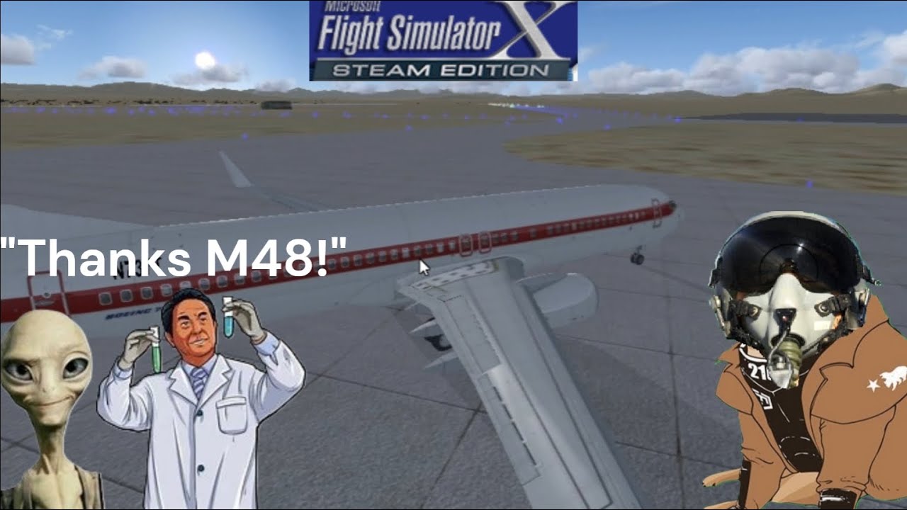 Flying to Area 51!!! (Microsoft Flight Sim X Gameplay) - YouTube