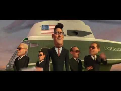 Monsters vS Aliens President of the United States Scene - YouTube