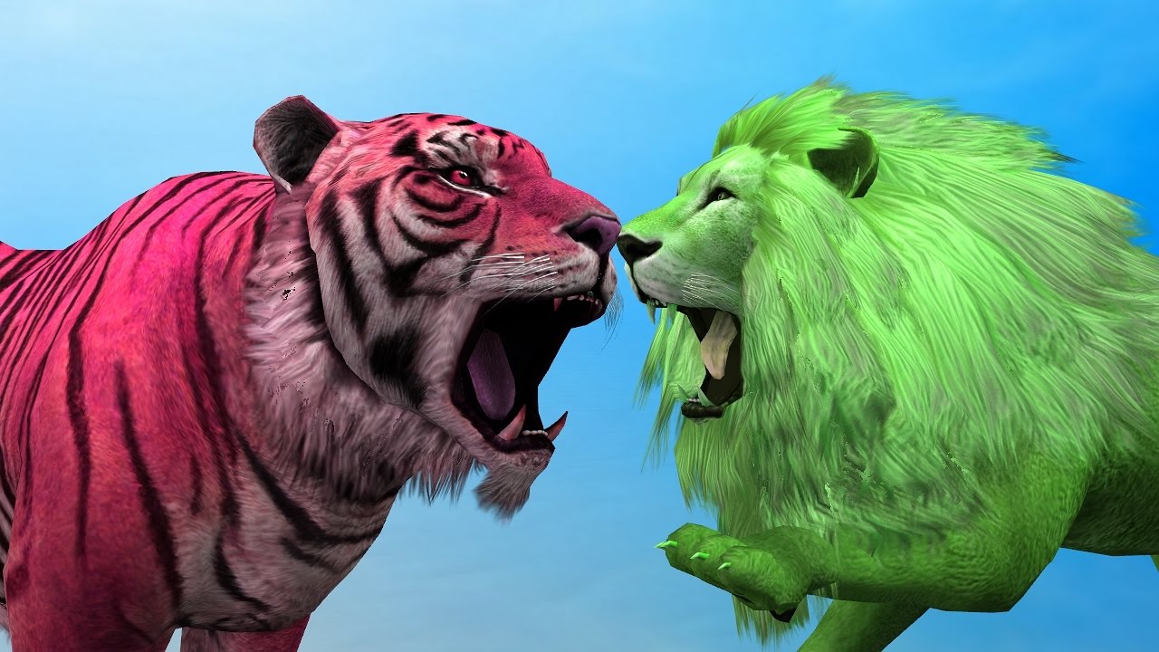 Tiger Finger Family Nursery Rhymes For Children || Tiger Cartoon Finger ...