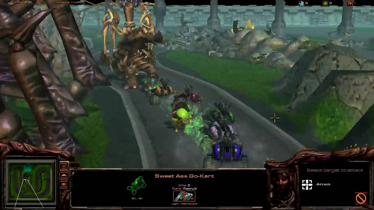 StarCraft 2 Beta Map: Wacky Race v1 - YouTube