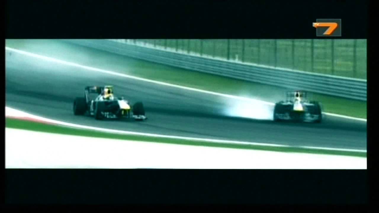 Mark Webber & Sebastien Vettel on the Turkey accident in 2010 - YouTube