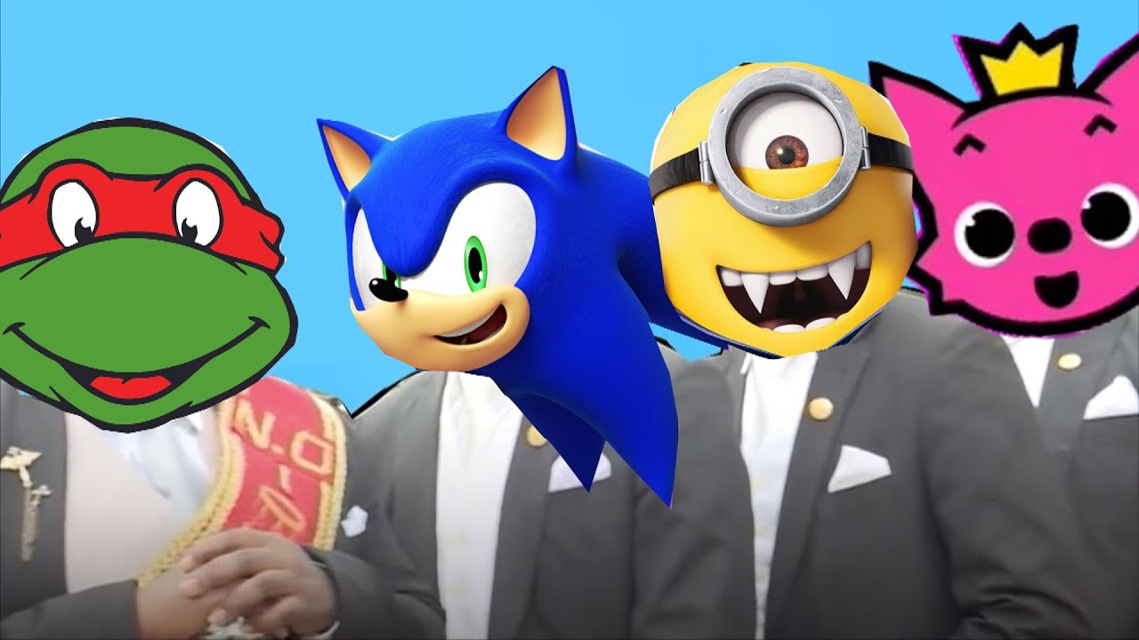 Sonic & Teenage Mutant Ninja Turtles & Minions & Pinkfong! - Coffin ...