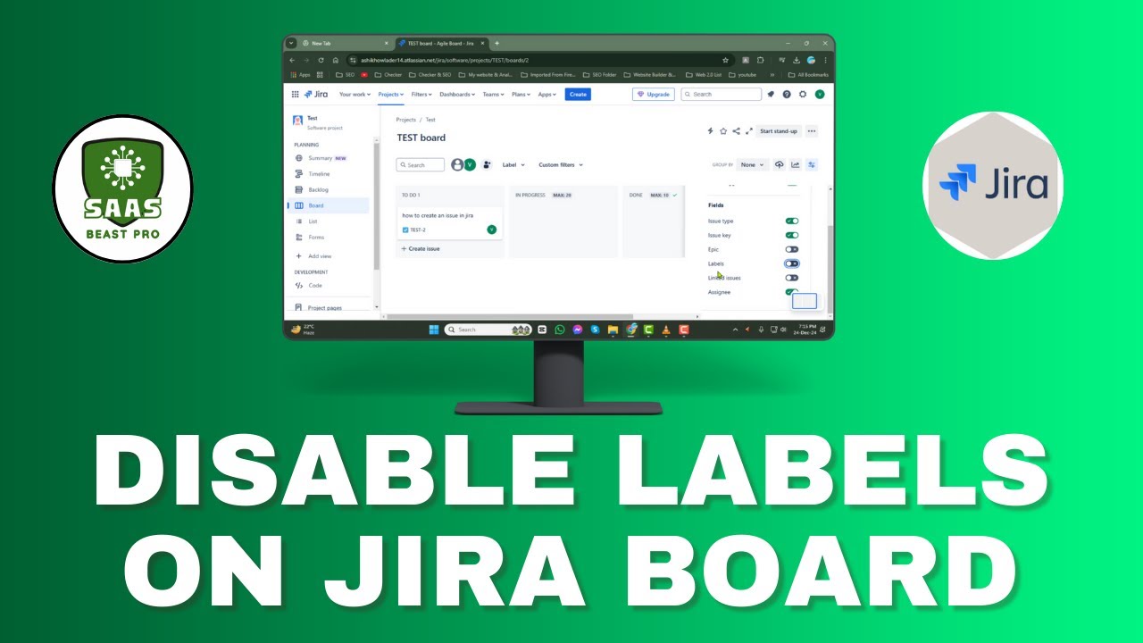 How to Disable Labels on Jira Board - Step-by-Step Guide - YouTube