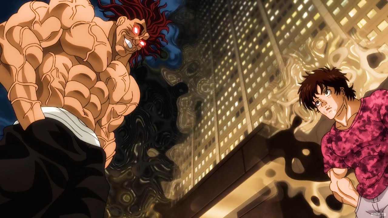The life-and-death, one-on-one battle of Baki vs Yujiro - 範馬刃牙 SON OF ...