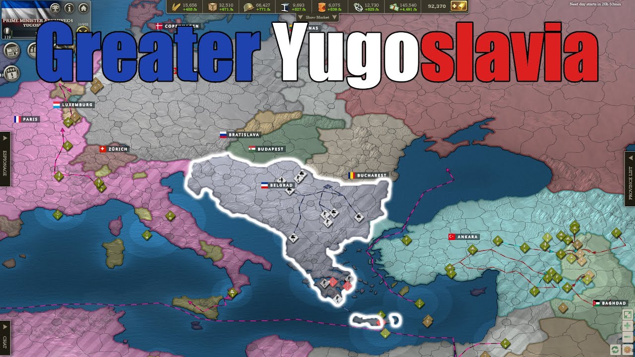 The Rise of Greater Yugoslavia! Call of War Yugoslavia Let's Play Part ...