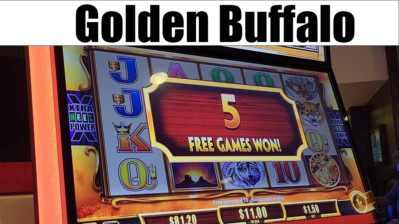 Playing the AMAZING Golden Buffalo Slot - YouTube