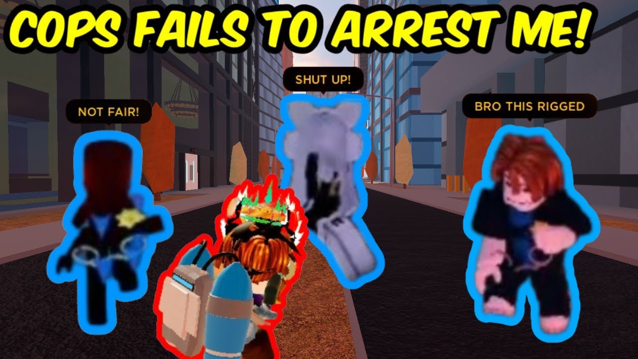 COPS FAILS TO ARREST ME & GETS DESTROYED! | Roblox Jailbreak - YouTube