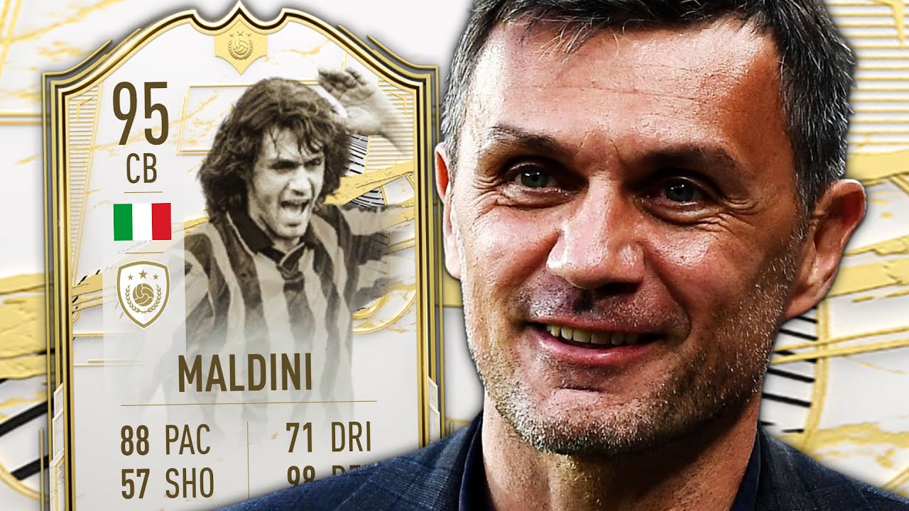 BEST CB! 🔥 95 PRIME MOMENT MALDINI PLAYER REVIEW - FIFA 21 ULTIMATE ...