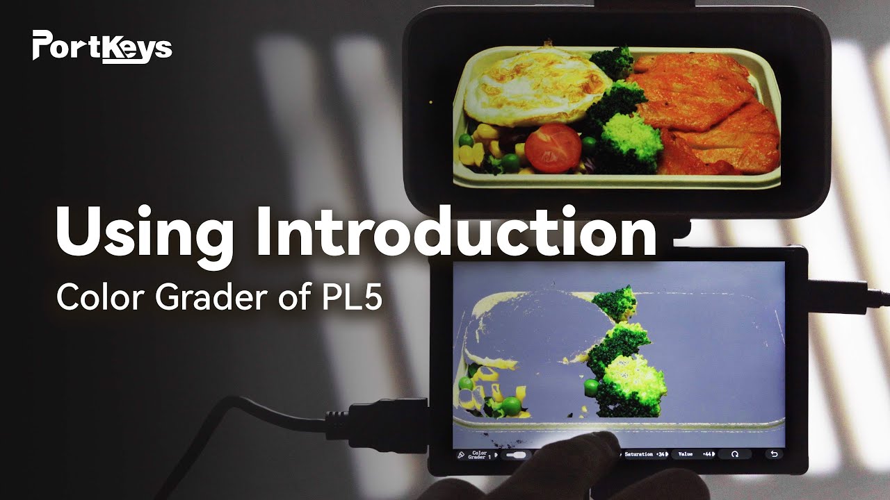 How to Use the Color Grader of Portkeys PL5 - YouTube
