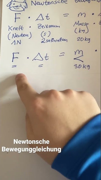 Newtonsche Bewegungsgleichung - YouTube